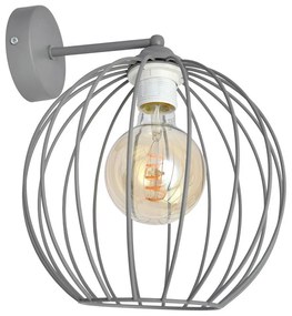 Helam | Nástěnná lampa MERCURE 1xE27/60W/230V šedá | HE1076