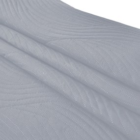 Přehoz na postel se vzorem CADIZO světle šedý Rozměr: 170 x 210 cm