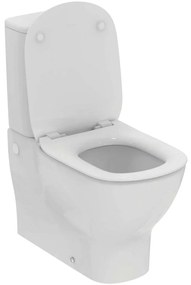 Ideal Standard Tesi - WC kombi se sedátkem SoftClose, vario odpad, spodní napouštění, AquaBlade, bílá T371701