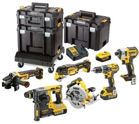 DeWALT - 13dílná sada AKU nářadí, baterií a nabíječky DCK685P3T