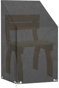Plachta na zahradní židle s 8 očky 65x65x80/120 cm polyethylen 319335