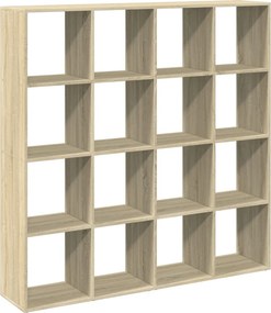 Knihovna dub sonoma 137,5 x 29 x 137,5 cm kompozitní dřevo 3310291