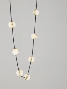 LED stmívatelné černo-zlaté designové svítidlo Alcinoe 160