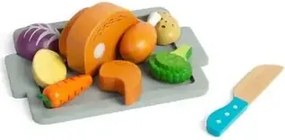 Bigjigs Toys Sada Pečené kuře se zeleninou / od 18 měsíců