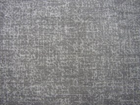 Ratanový papasan 110 cm bílý polstr šedý melír