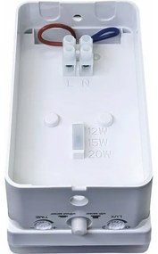 LED Venkovní nástěnné svítidlo se senzorem pohybu a soumraku LED/20W/230V IP65