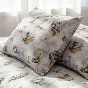 Perkálové bavlněné povlečení Zasněný Malý princ Velikost: atypický 200 x 200 + 2 x 70 x 90