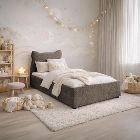 Postel s roštem, hnědá, 90x200, MNAU Kondela 0000417756