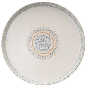 Jídelní sada 12 ks zelená/porcelán