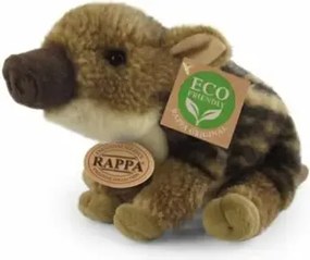 RAPPA Plyšové mládě prase divoké sedící 20 cm / ECO-FRIENDLY / od 0 mě
