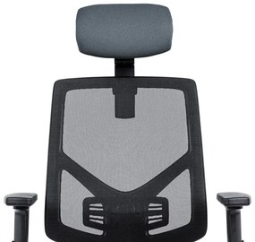 ANTARES kancelářská židle 1750 SYN Skill PDH, nosnost 120 kg, Mechanika: Synchronní, Hlavová opěrka: Ano, Područky: BR16 PU, Kříž: Plastový černý.