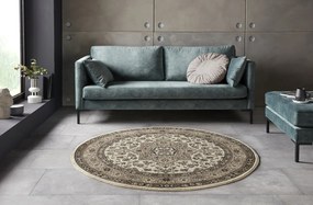 Nouristan - Hanse Home koberce Kruhový koberec Mirkan 104105 Beige - 160x160 (průměr) kruh cm