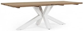 BIZZOTTO Zahradní jídelní stůl RAMSEY 240x100cm bílé nohy 0804456