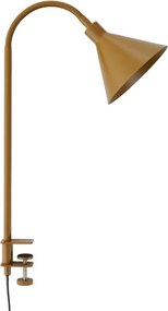 Hnědá kovová stolní lampa s ohybatelnou konstrukcí/s klipem (výška 50 cm) Flexi Torino – Ellos Home
