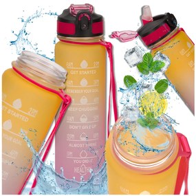 Camerazar TRESSARI sportovní láhev na vodu 1000ml z pevného PC materiálu
