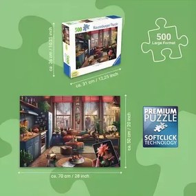 RAVENSBURGER Puzzle Byt v boho stylu XXL / 500 dílků / velké díly
