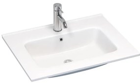 BATH DELUXE 06-060-27-11-00 - Zápustné umyvadlo LILLESNAD 61x46 cm keramika/bílá