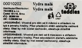 TEDDIES Plyšová vydra malá 31 cm / od 0 měsíců