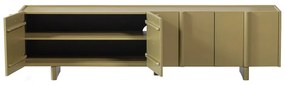Khaki TV stolek z borovicového dřeva 200x53x46 cm Basu – WOOOD