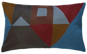 SCANquilt povlak ART COLOURS geo modrorezavá 30 x 50 cm