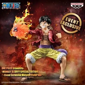 BANPRESTO Sběratelská figurka Monkey D. Luffy Grandista Metallic Color