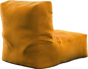 Vakové křeslo s výběrem látky barva žlutá látka lesklé, sametová