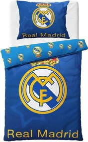 Bavlněné ložní povlečení FC Real Madrid - Blue Stars - rozbalené