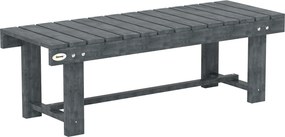 Outsunny zahradní lavice pro 2 osoby, venkovní lavice s latěmi z smrkového dřeva, rustikální styl, lavice pro terasu, patio a dvůr, nosnost 250 kg, 1…