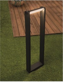 NV 9195061 Venkovní sloupkové svítidlo VOLVER černý litý hliník akrylový difuzor LED 7W 3000K 220-240V 150st. IP54 - NOVA LUCE