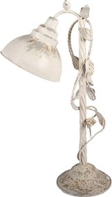 Stolní béžová vintage kovová lampa Thècle - 35*19*62 cm