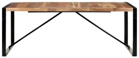 vidaXL Jídelní stůl 200 x 100 x 75 cm masivní dřevo sheeshamový vzhled