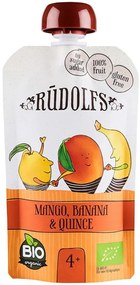 Rudolfs BIO kapsička Mango, banán a kdoule 110 g