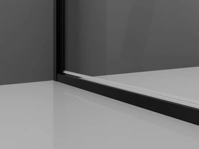 Mexen Exo sprchový kout s kyvnými dveřmi 75 x 75 cm, transparentní, černý - 817-075-075-70-00
