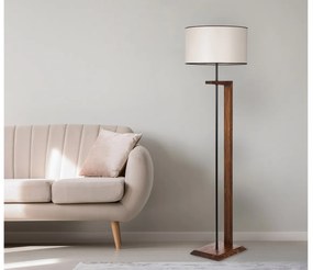 Designová stojanová lampa Jadey 163 cm krémová