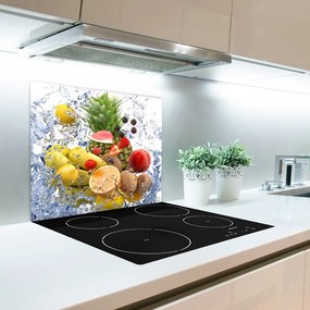 Skleněné deska do kuchyně Ovoce a voda 60x52 cm