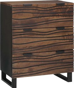 Sestava komody 2 ks Vlašský ořech 120 x 33 x 75 cm 3310052