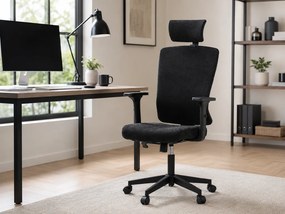 Ergonomická kancelářská židle ARLO - černá látka