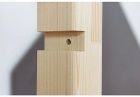 Benlemi Dřevěný domečkový regál TALLY Zvolte barvu: Transparentní vosková lazura matná