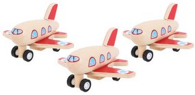Bigjigs Toys Dřevěné natahovací letadlo 1 ks