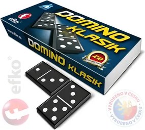 EFKO Domino klasik / Společenská hra / 28 kamenů / plast