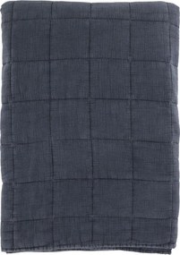 Tmavě šedý přehoz s opraným vzhledem Aix Vintage Quilt - 240*240 cm