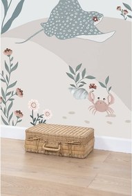 Dětská tapeta 400 cm x 248 cm Dreamy Seabed – Lilipinso