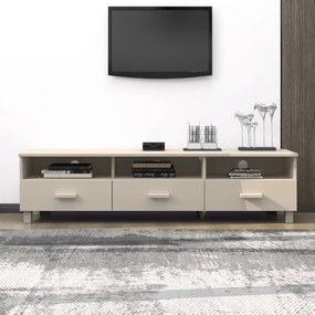 TV stolek HAMAR medově hnědý 158 x 40 x 40 cm masivní borovice 340472