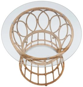 Designový konferenční stolek Gennipha 50 cm hnědý
