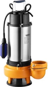 ponorné čerpadlo na vodu, 2200 W 60000 l/v, s 10 m