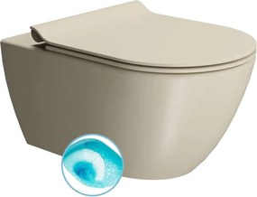 Sapho GSI Color Elements - WC závěsné Pura, splachování Swirlflush, creta dual-mat 881508