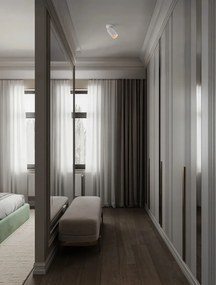 Minimalistické bodové svítidlo Oso Bílá