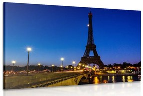 Obraz Eiffelova věž v noci Varianta: 90x60