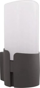 NV 9209211 Venkovní nástěnné svítidlo PYRO tmavě šedý hliník bílý akryl E27 1x12W 220-240V IP54 bez žárovky - NOVA LUCE
