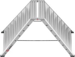 Hliníkové štafle Hailo Master D100 2x8 stupňů, 10000-115